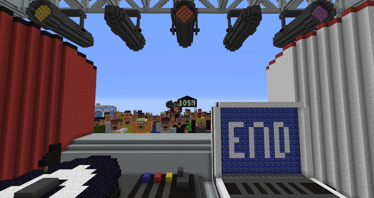 Skrillex Concert Stage Minecraft Map