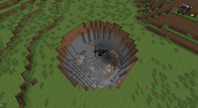 HUGE CRATER!!! seed in description!!!