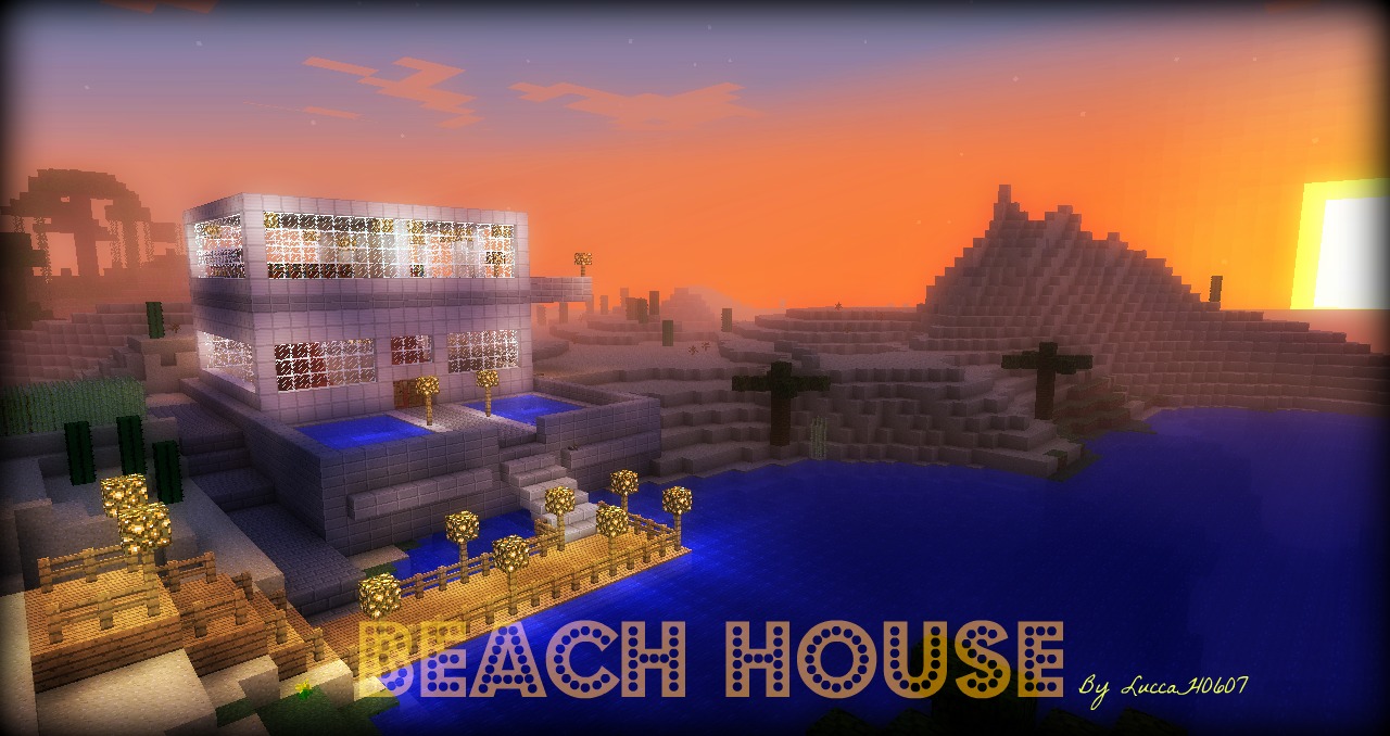 Challenge Accepted-Beach House Minecraft Map