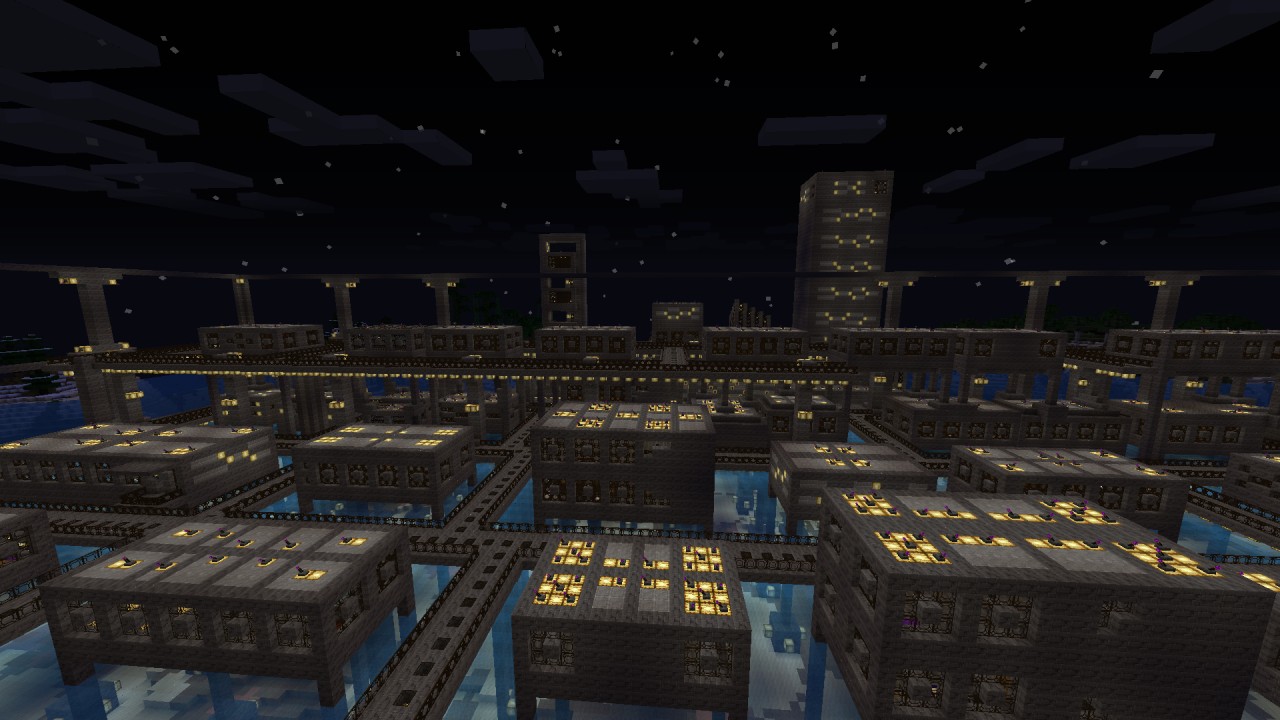 Glowstone City Minecraft Map