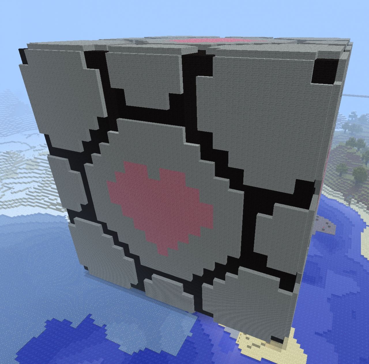 Companion cube v2.0 Minecraft Map