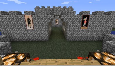 fort and village Minecraft Map