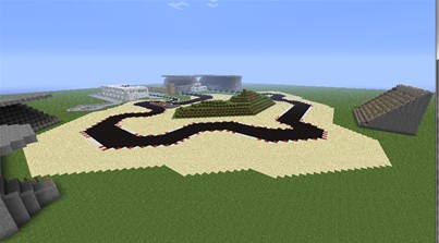 Race track Minecraft Map