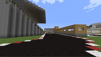 Race track Minecraft Map