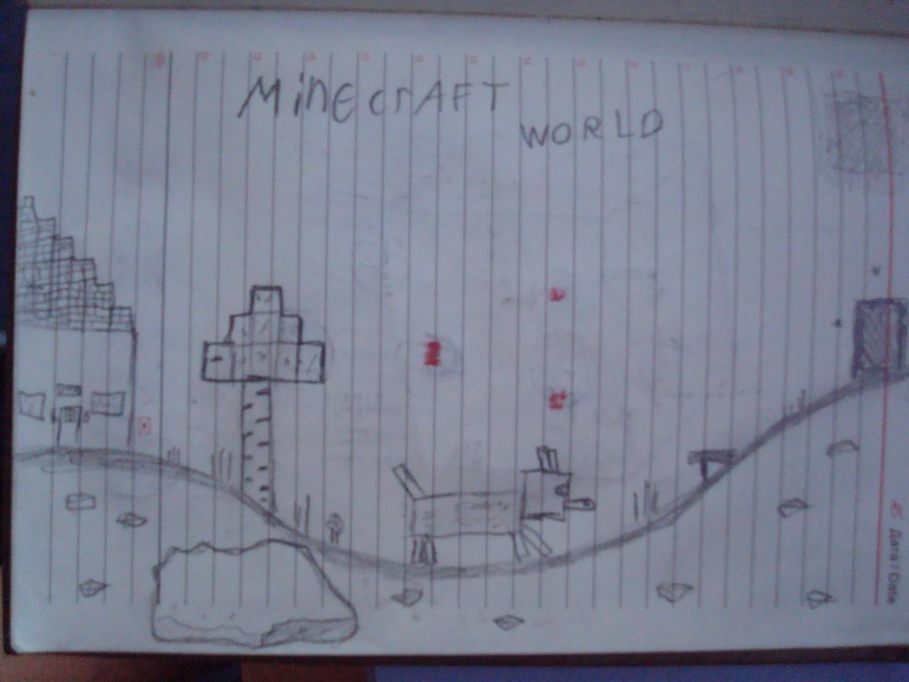 My awesome minecraft drawings Minecraft Map