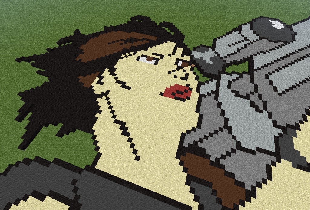 Maria Hill - Siege Pixel Art Minecraft Map