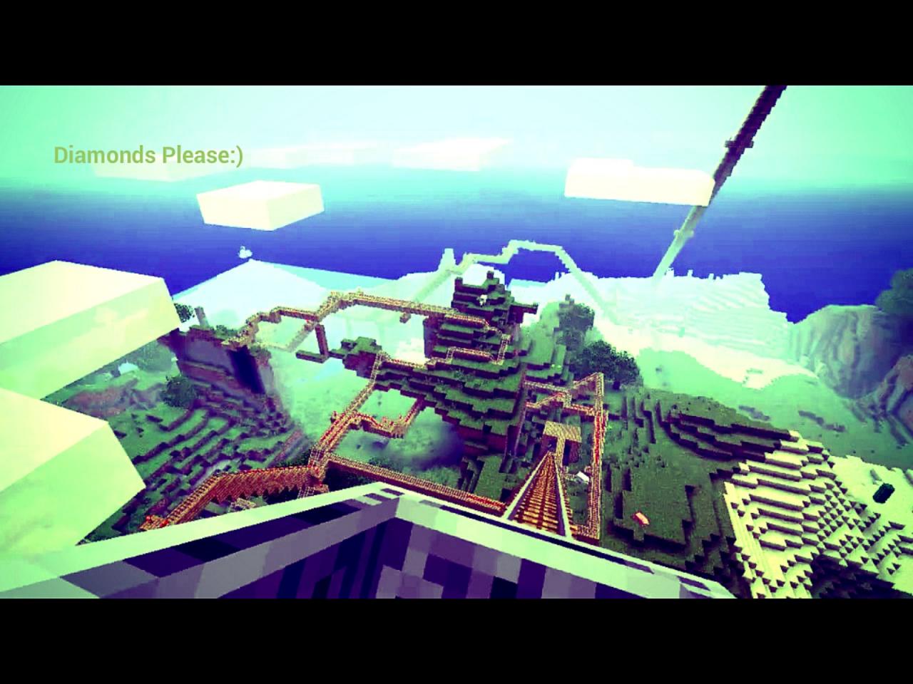 Huge rollercoaster! Minecraft Map