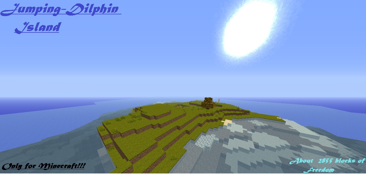 Jumping Dolphin island Minecraft Map