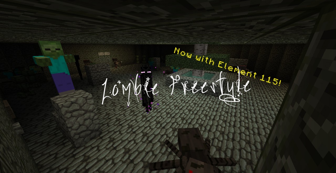 Zombie Freestyle [INTERACTIVE GAME] Minecraft Map