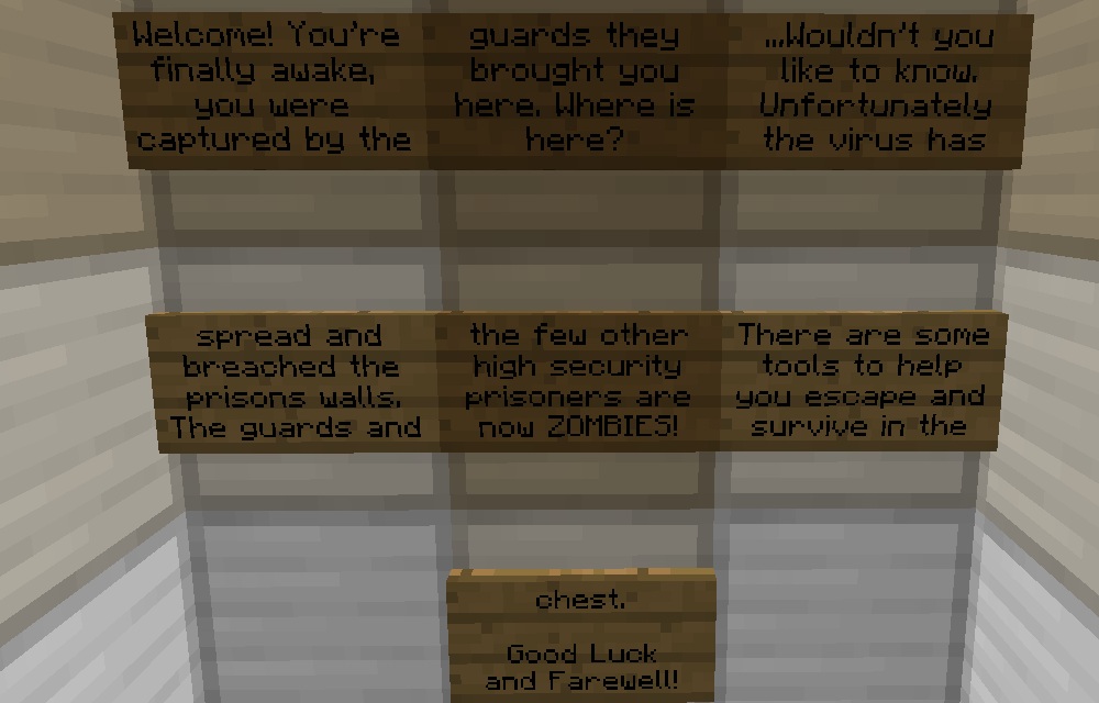 Escape! Minecraft Map