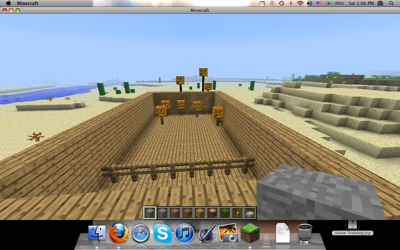 Arrow Training Area Minecraft Map