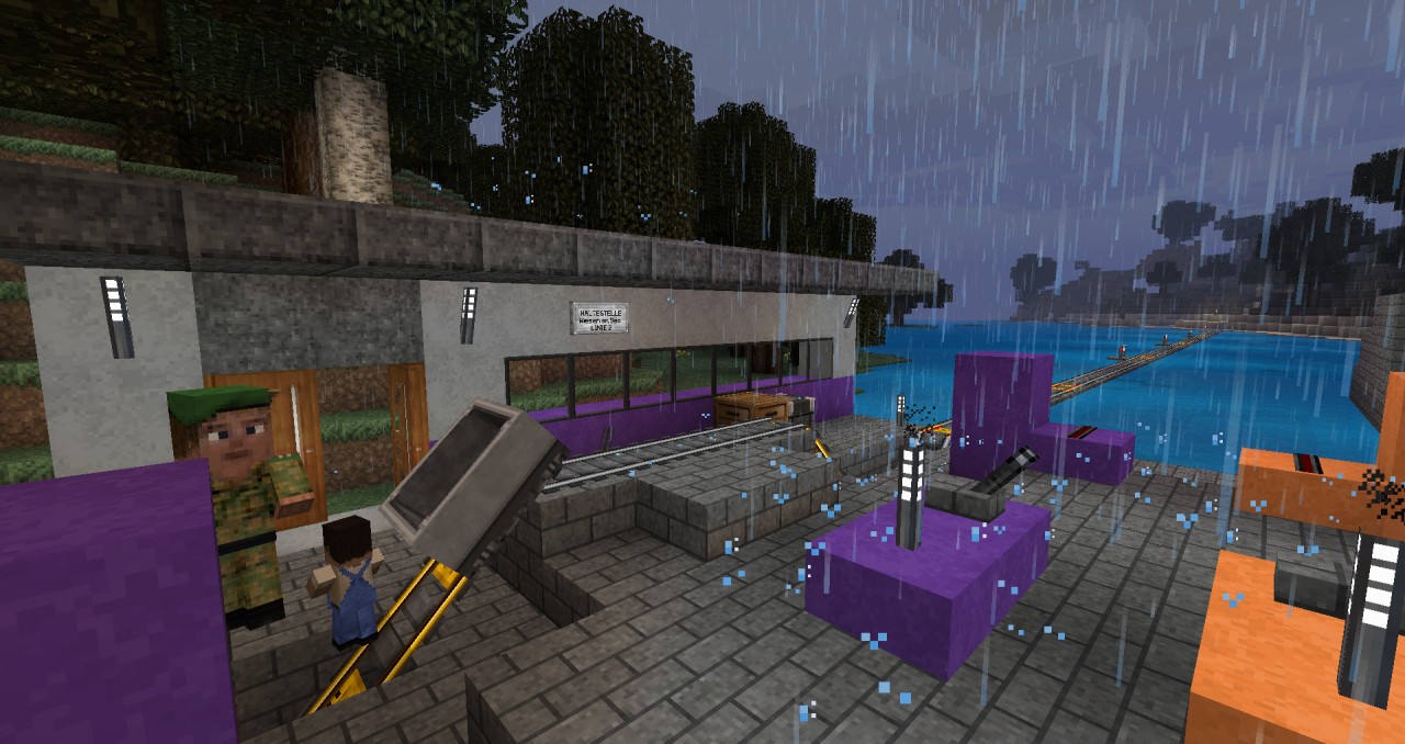 Railway System of Creativia Minecraft Map
