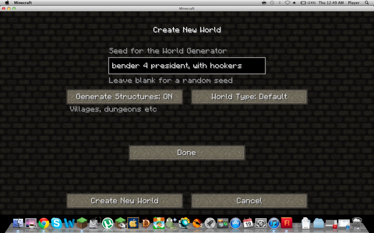 Mountain Seed Minecraft Map