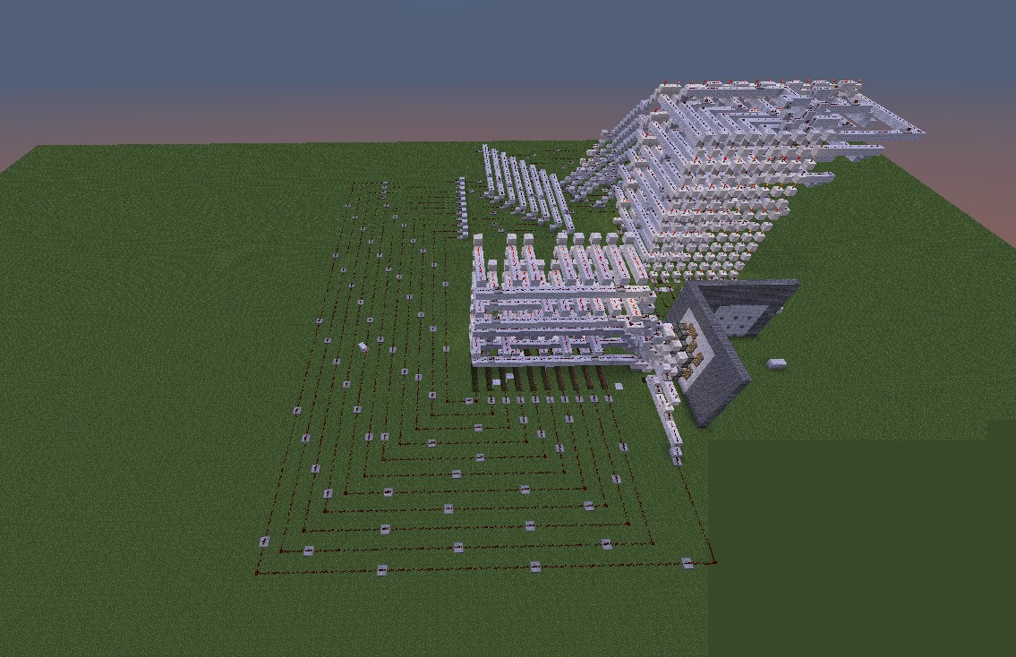 Redstone Calculator V2 Minecraft Map