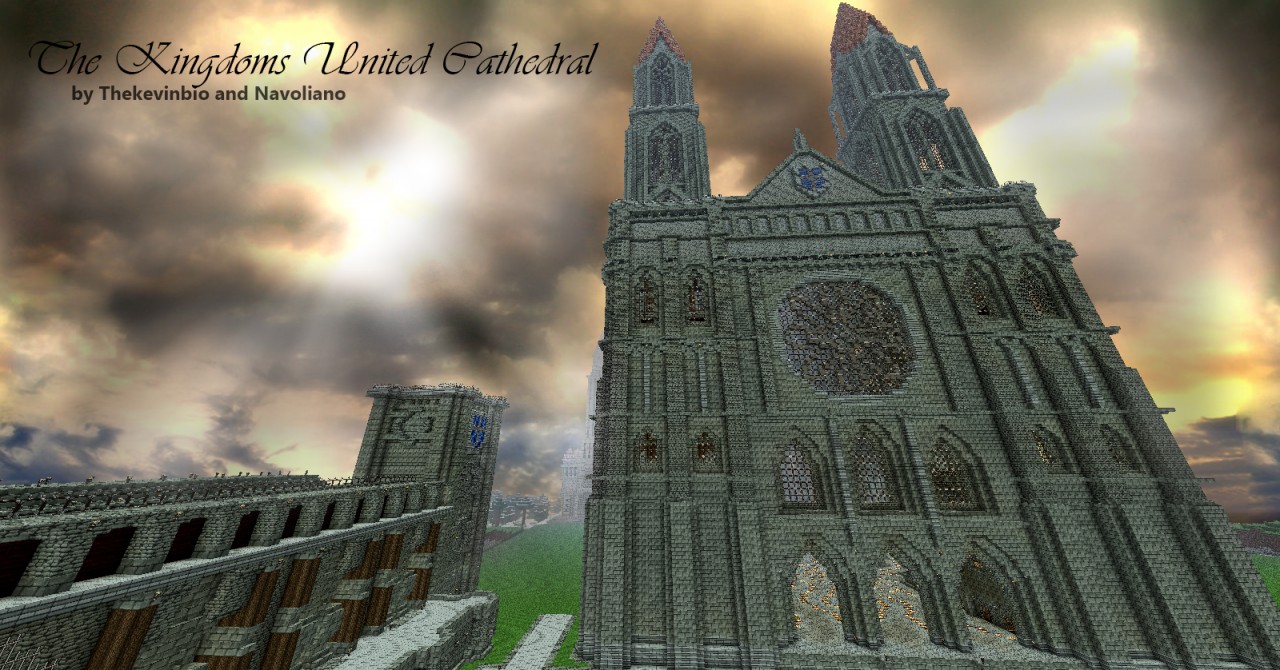 AMAZING Cathedral Massive structure, over 180 blocks high! Minecraft Map