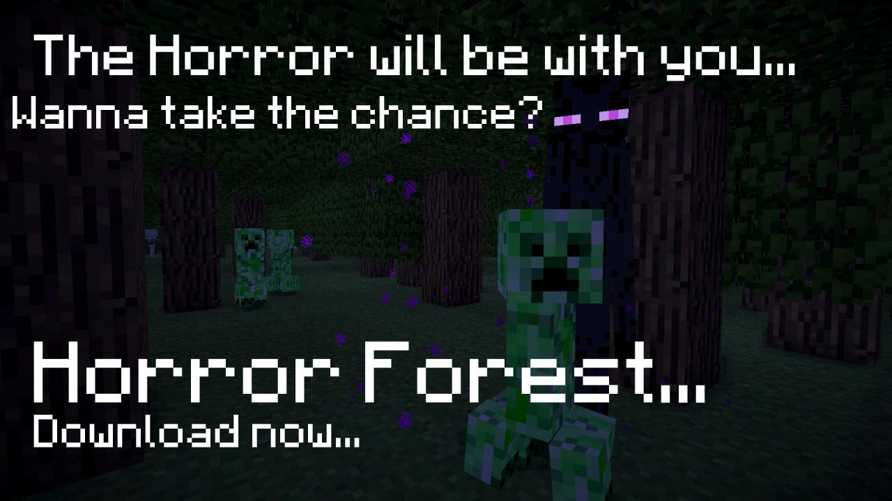 Horror Forest - The Horror will be with you... Minecraft Map