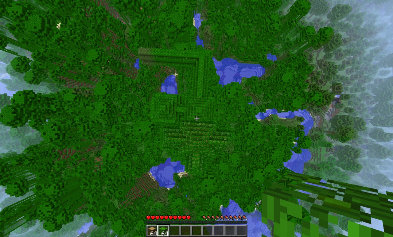 Jungle Tree Fort Minecraft Map