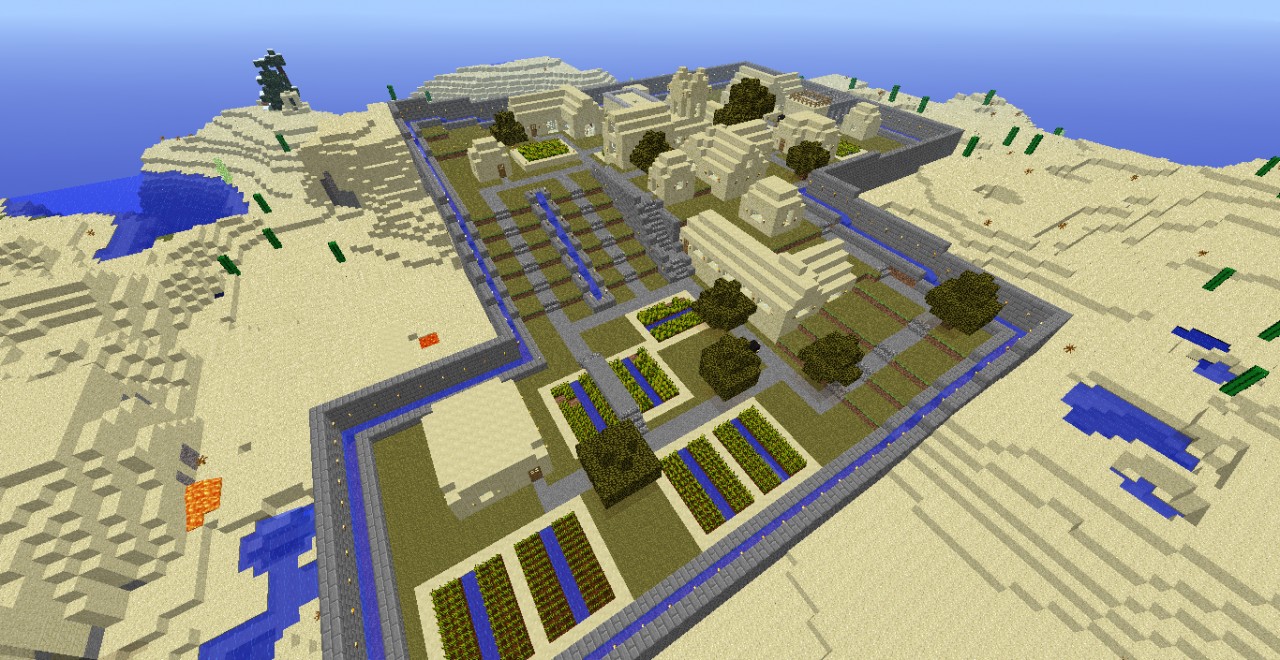 Desert Village Minecraft Map
