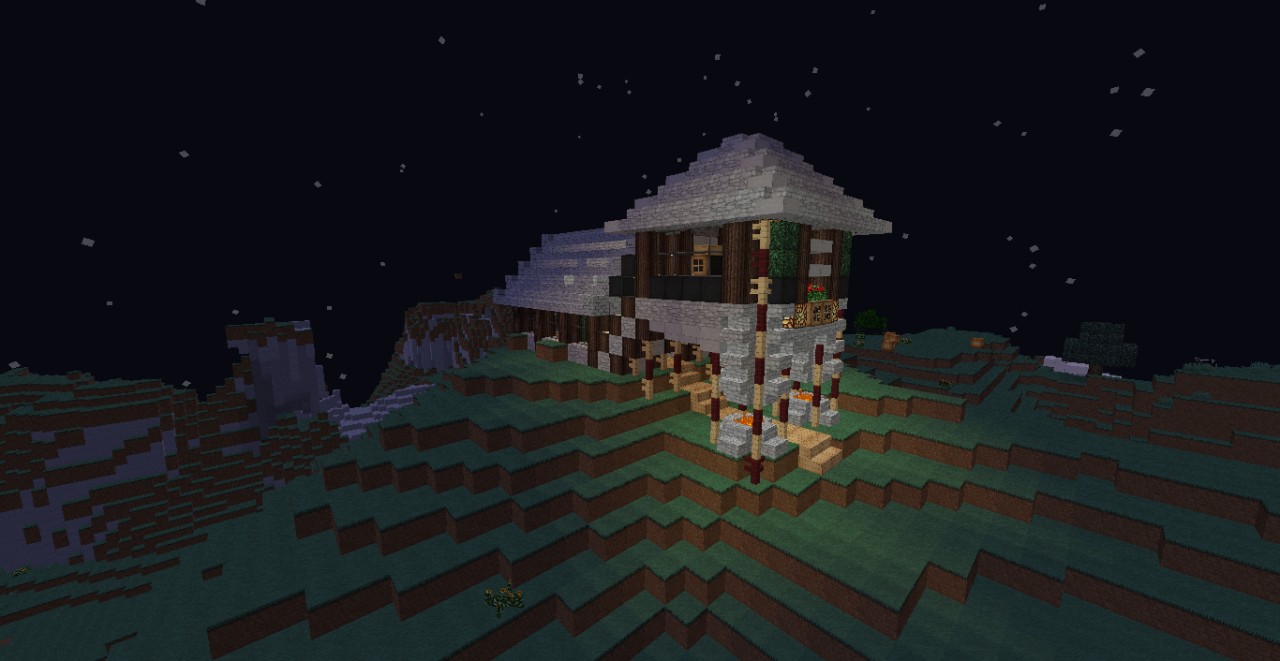 An odd looking house. Minecraft Map