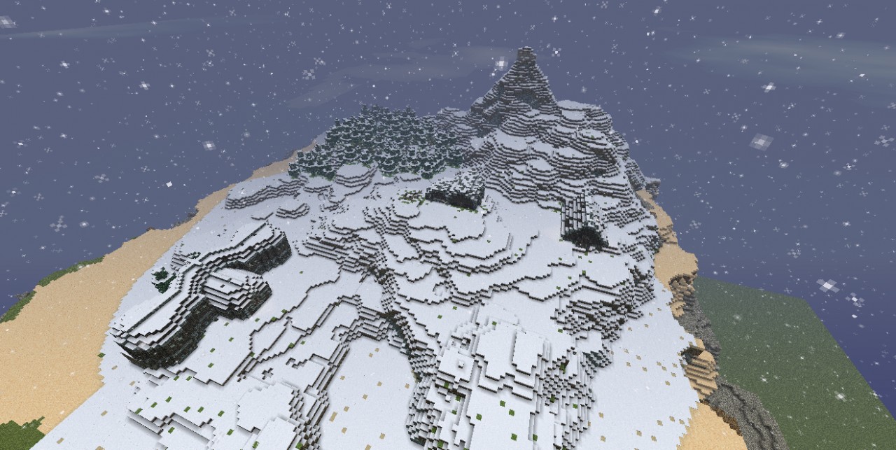 "Snow Island" Minecraft Map
