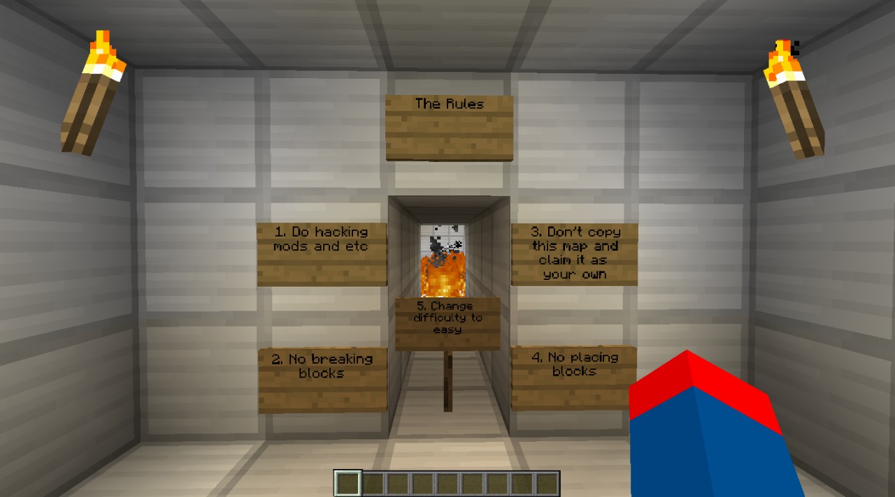 The Flame temple Minecraft Map