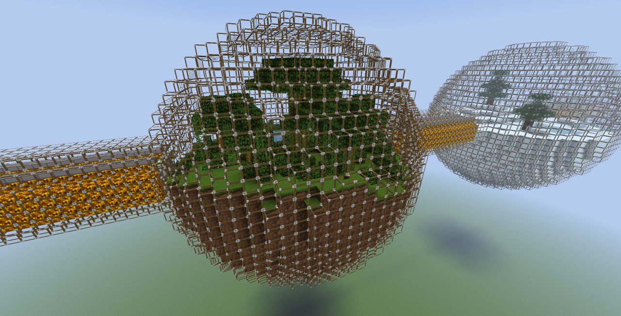 Spherical Biome Adventure! Minecraft Map