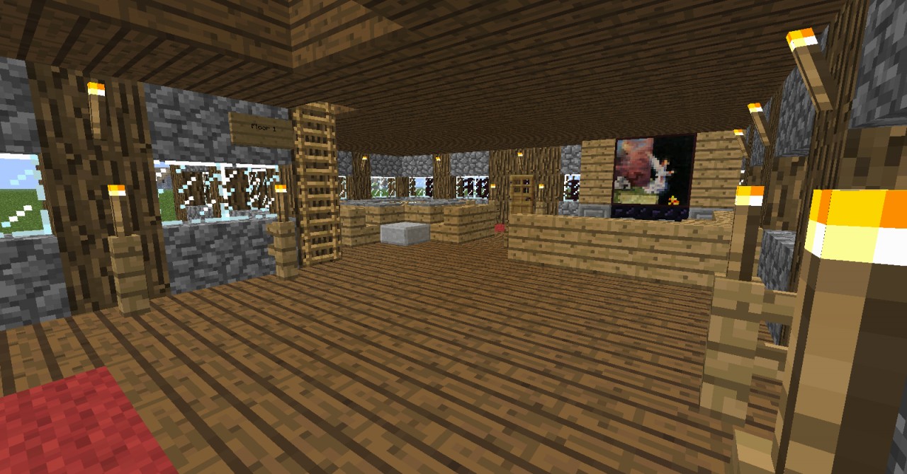 Epic House! Work on the 3rd Floor Yourself!! Minecraft Map