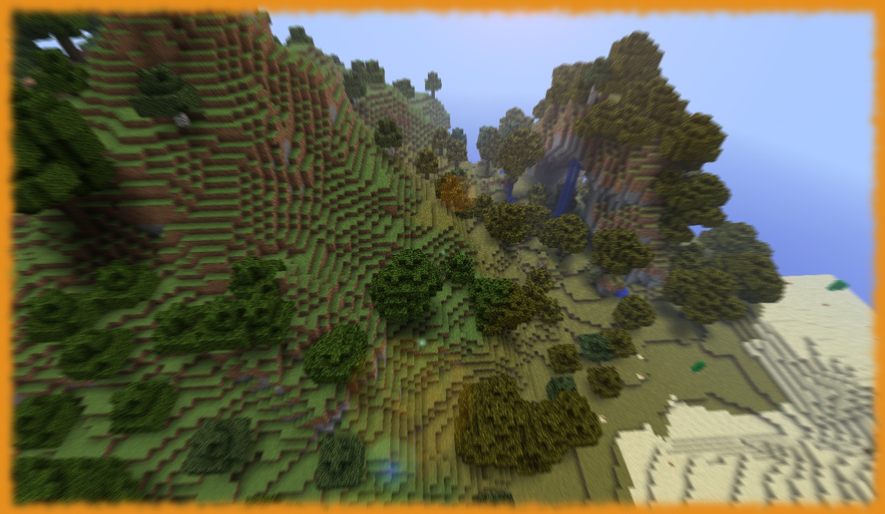 Epic mountains.(VoxelSniper) Minecraft Map