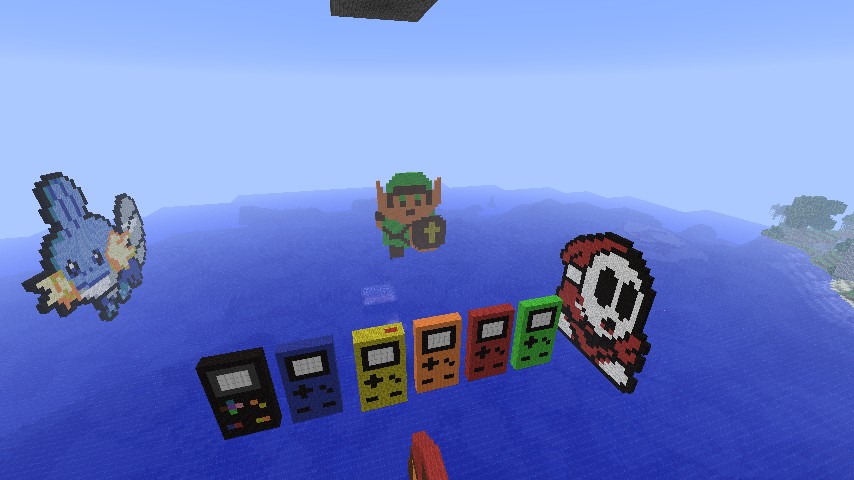 Pixel Art Minecraft Map