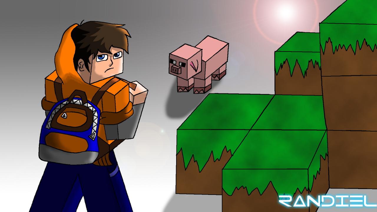 Minecraft-Fan art by randiel Minecraft Map