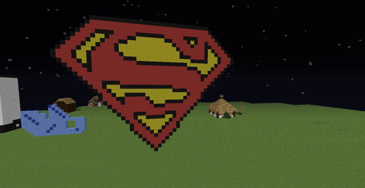 Pixel Art Minecraft Map