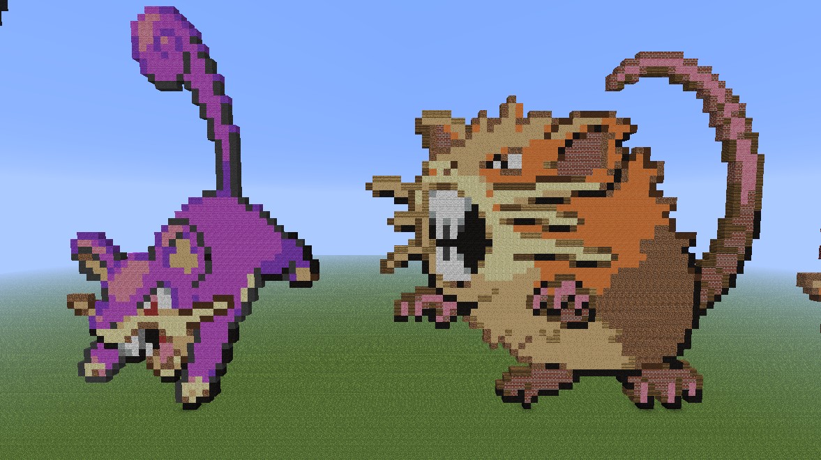 151 Original Pokémon: Part 2 (016-030) Minecraft Map