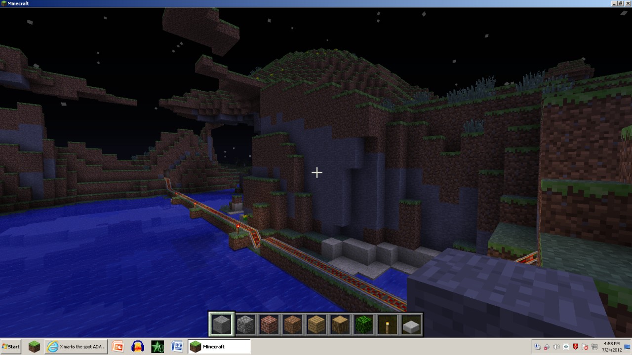 X marks the spot ADVENTURE Minecraft Map