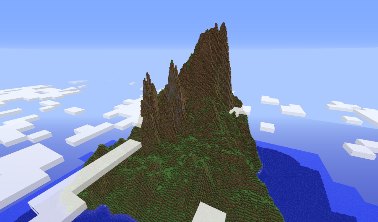 Cloud Mountain [Custom Terrain] Minecraft Map
