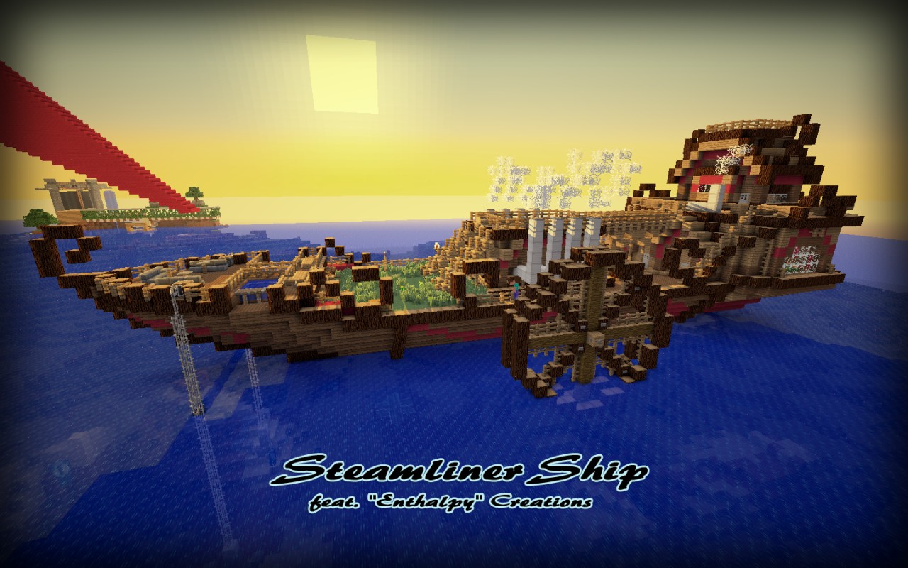 [EC] Steamliner Ship Minecraft Map