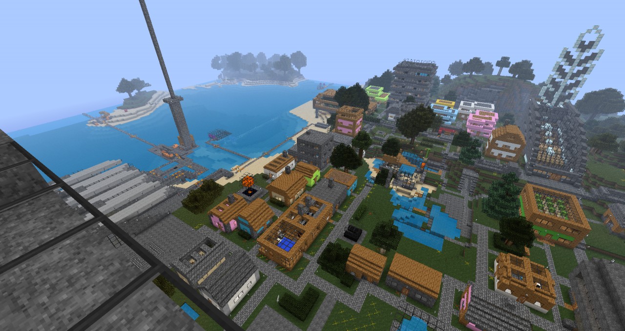 Youthville City (capital of Creativia) Minecraft Map