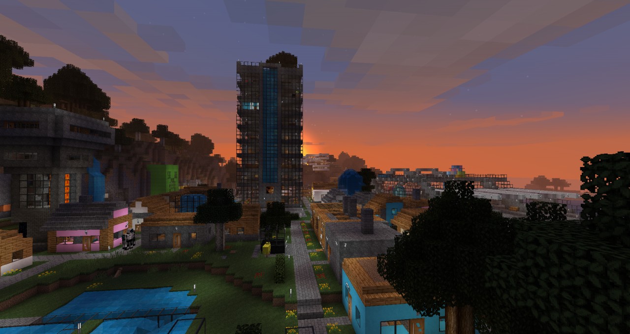 Youthville City (capital of Creativia) Minecraft Map