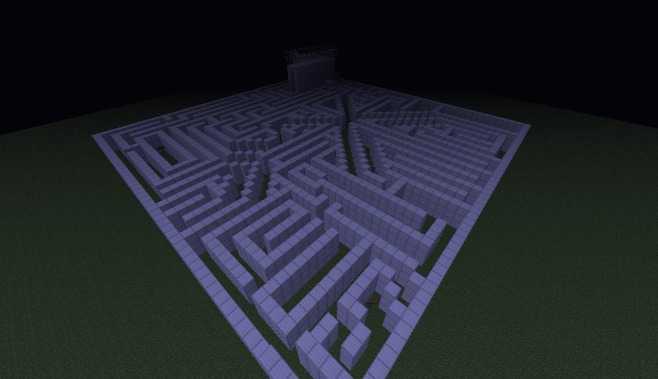 Minecraft challenge- Maze 1 Minecraft Map