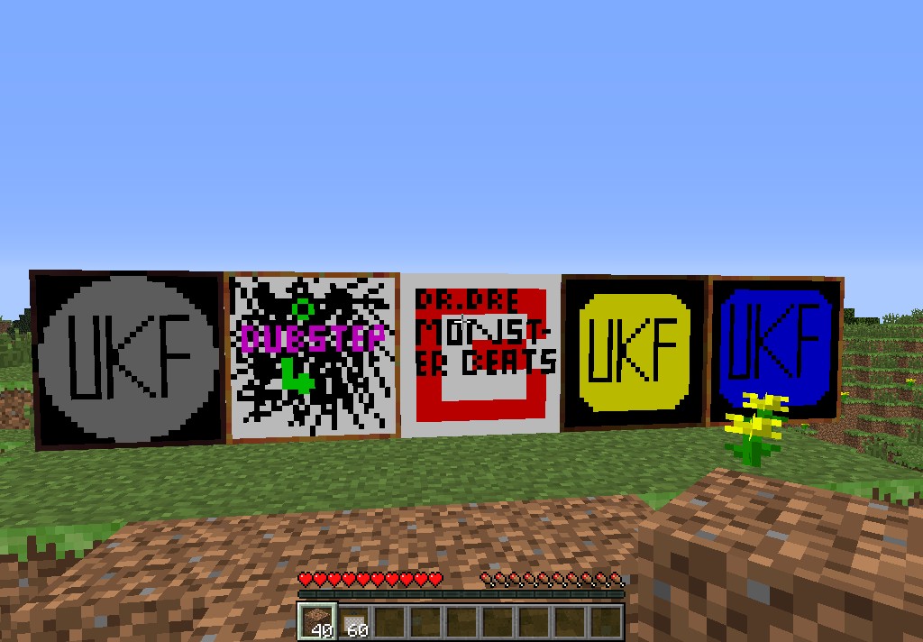 dubstep dnb and more texture pack Minecraft Texture Pack