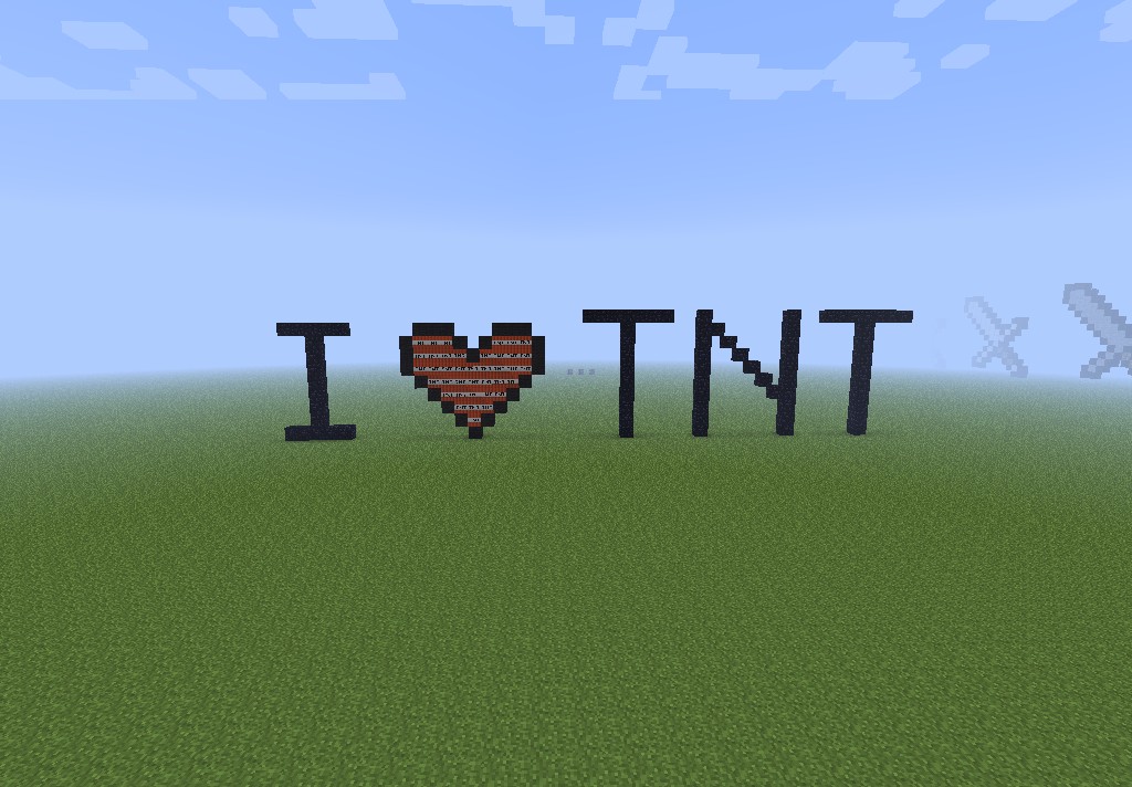 I heart TNT Minecraft Map