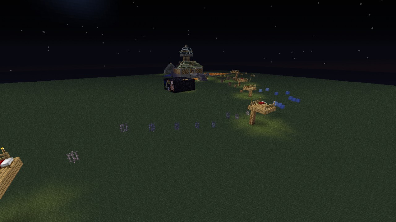 Air jump game With caslte and such! Minecraft Map