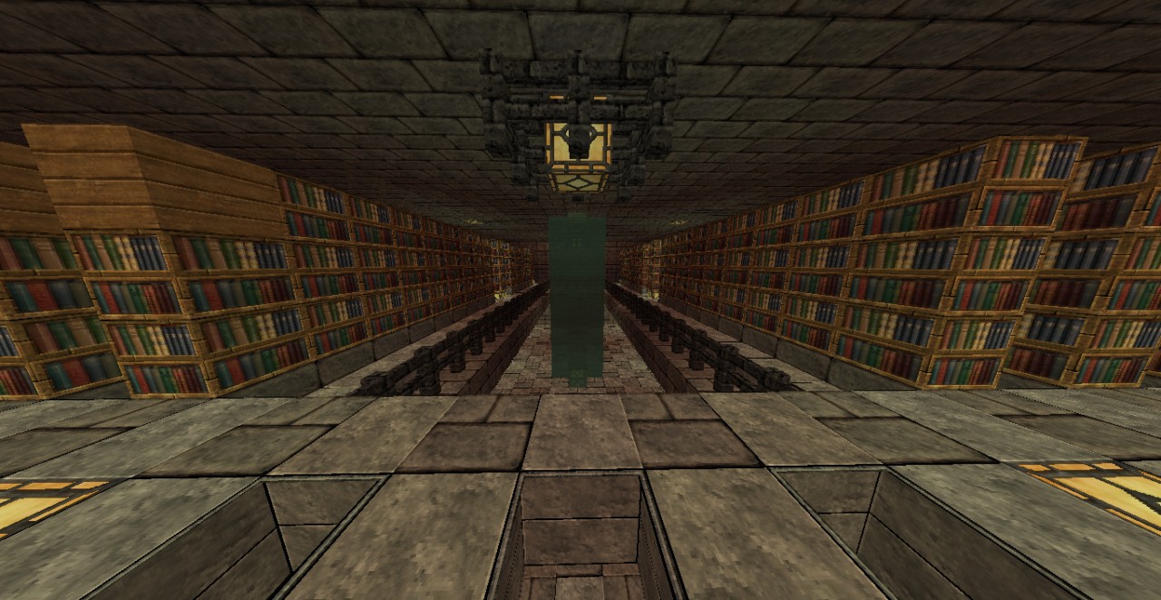 Underground Library Minecraft Map