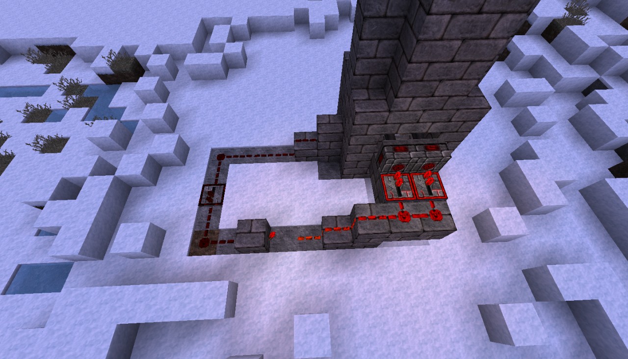 Simple Gravel Trap Minecraft Map