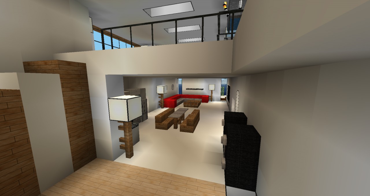 Modern House Minecraft Map