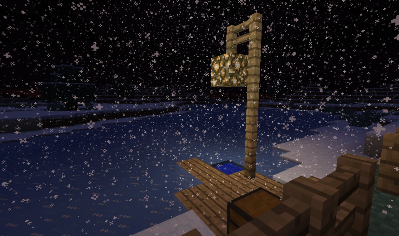 Nice Starter House + Snow Biome Minecraft Map