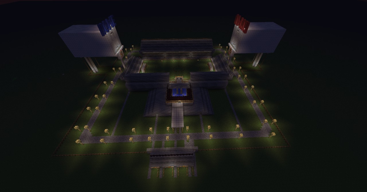 Football Stadium (WITH WORKING SCOREBOARD) Minecraft Map