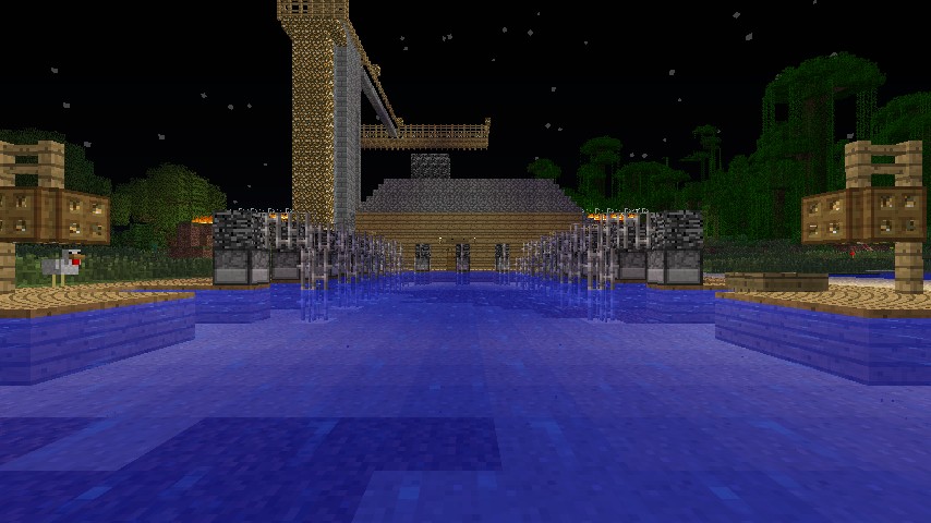 Server and the my tower project Minecraft Map
