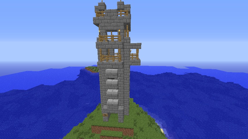Server and the my tower project Minecraft Map