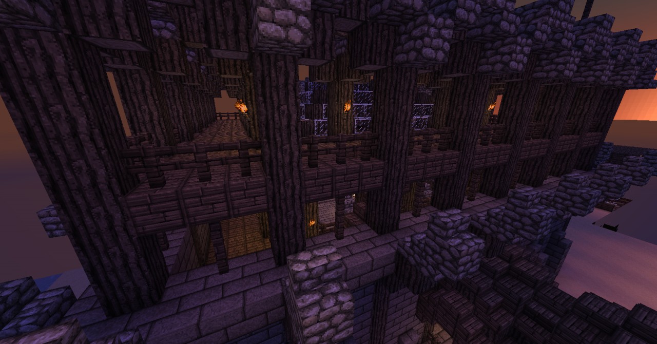 Viking inspired Spawn Building Minecraft Map