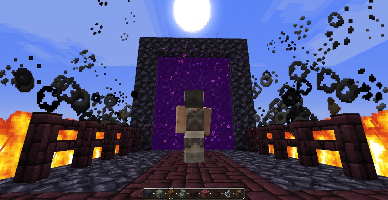 Grand nether portal Minecraft Map